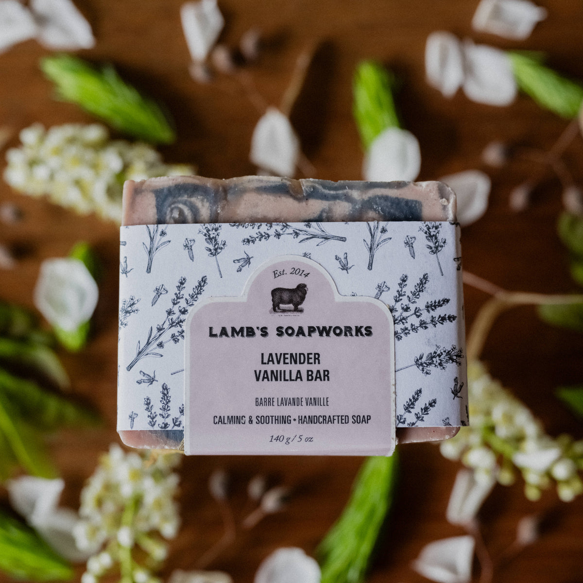 Lavender Vanilla Bar | Lamb's Soapworks