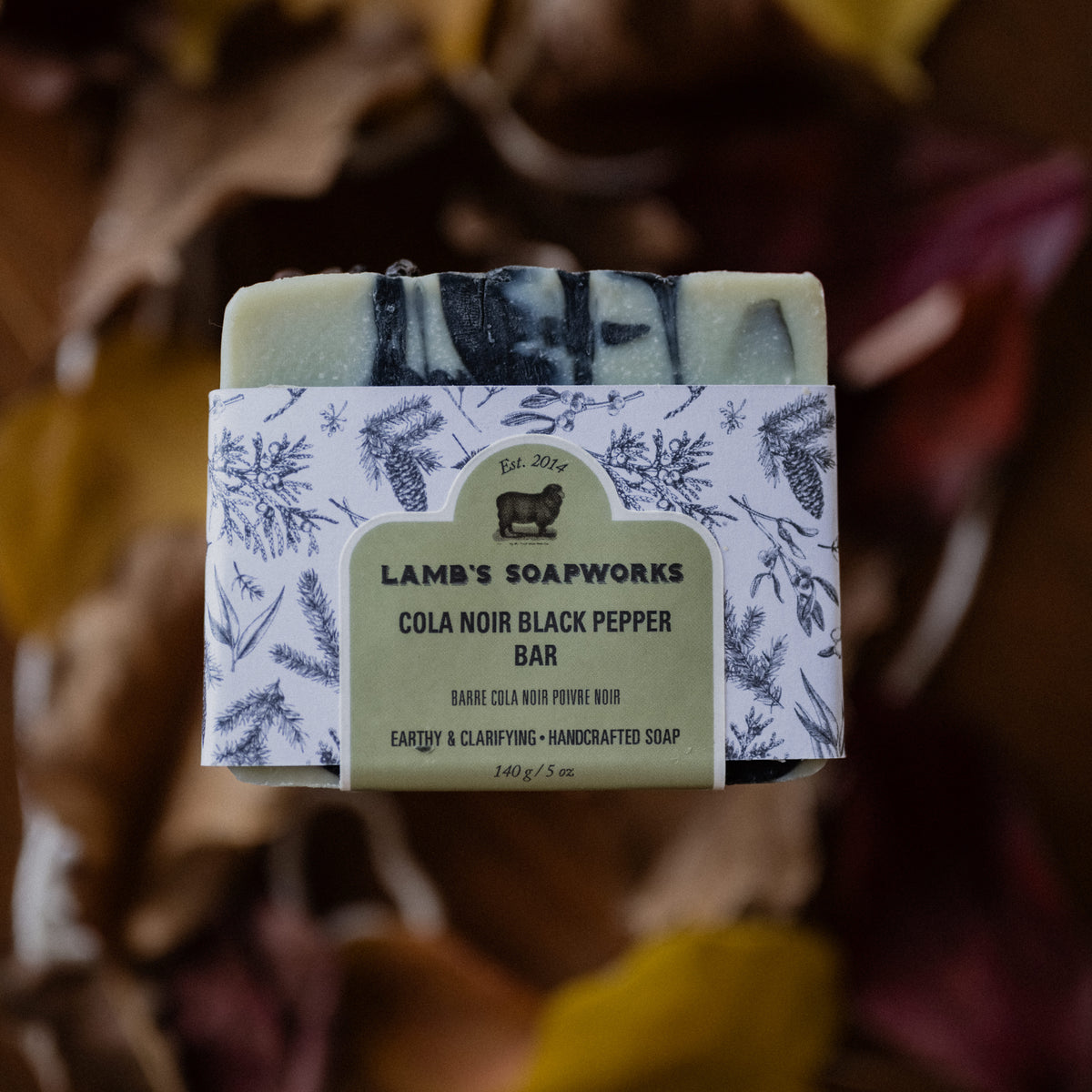 Cola Noir & Black Pepper Bar | Lamb's Soapworks